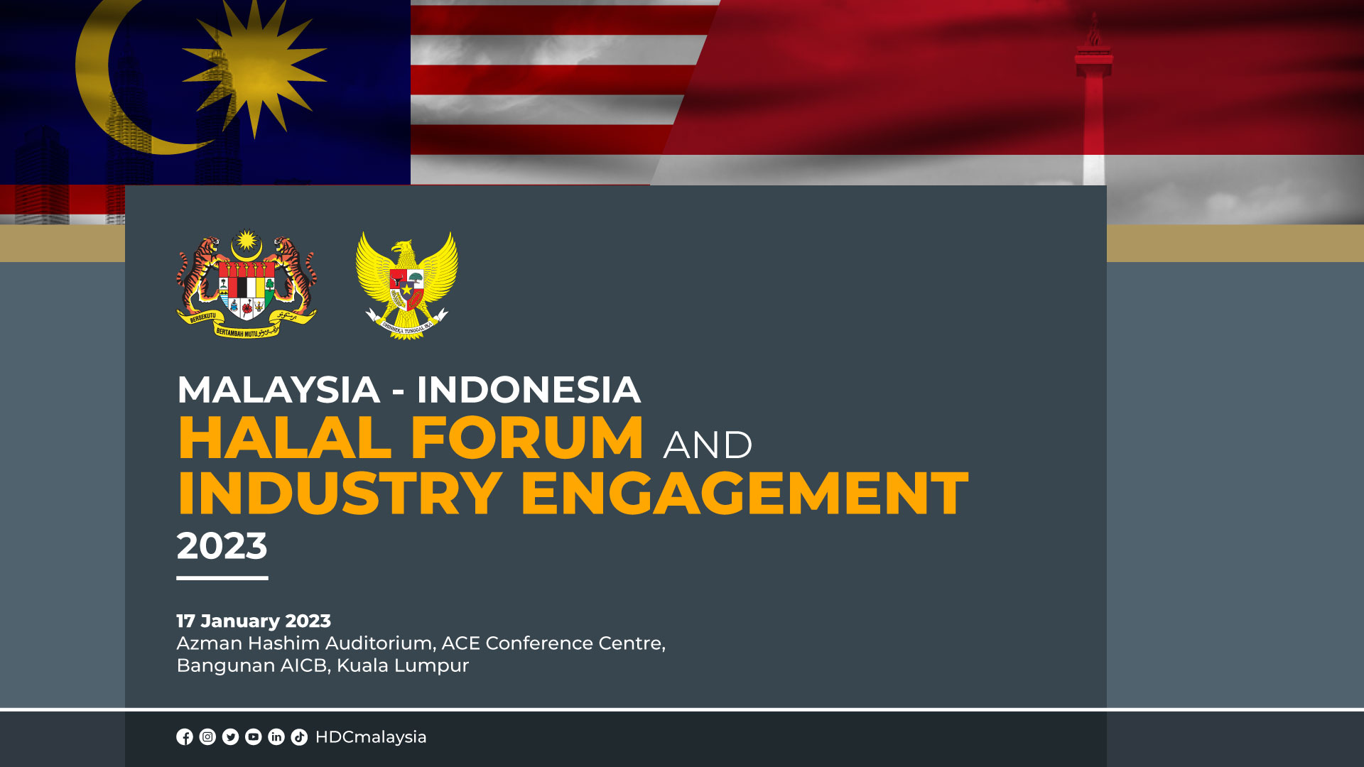 Malaysia – Indonesia Halal Forum And Industry Engagement 2023 – Halal ...