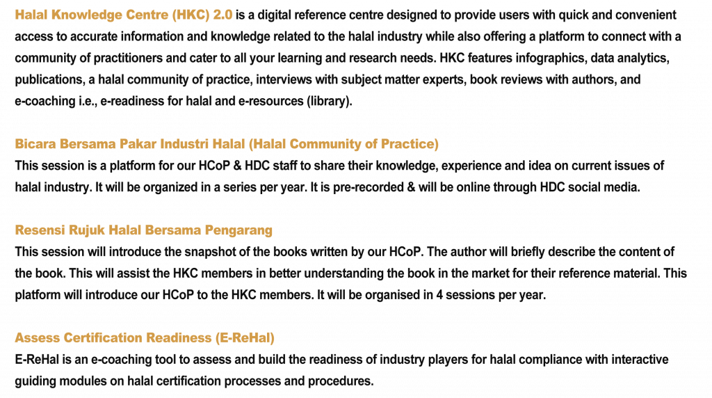 Halal Knowledge Centre - Halal Development Corporation