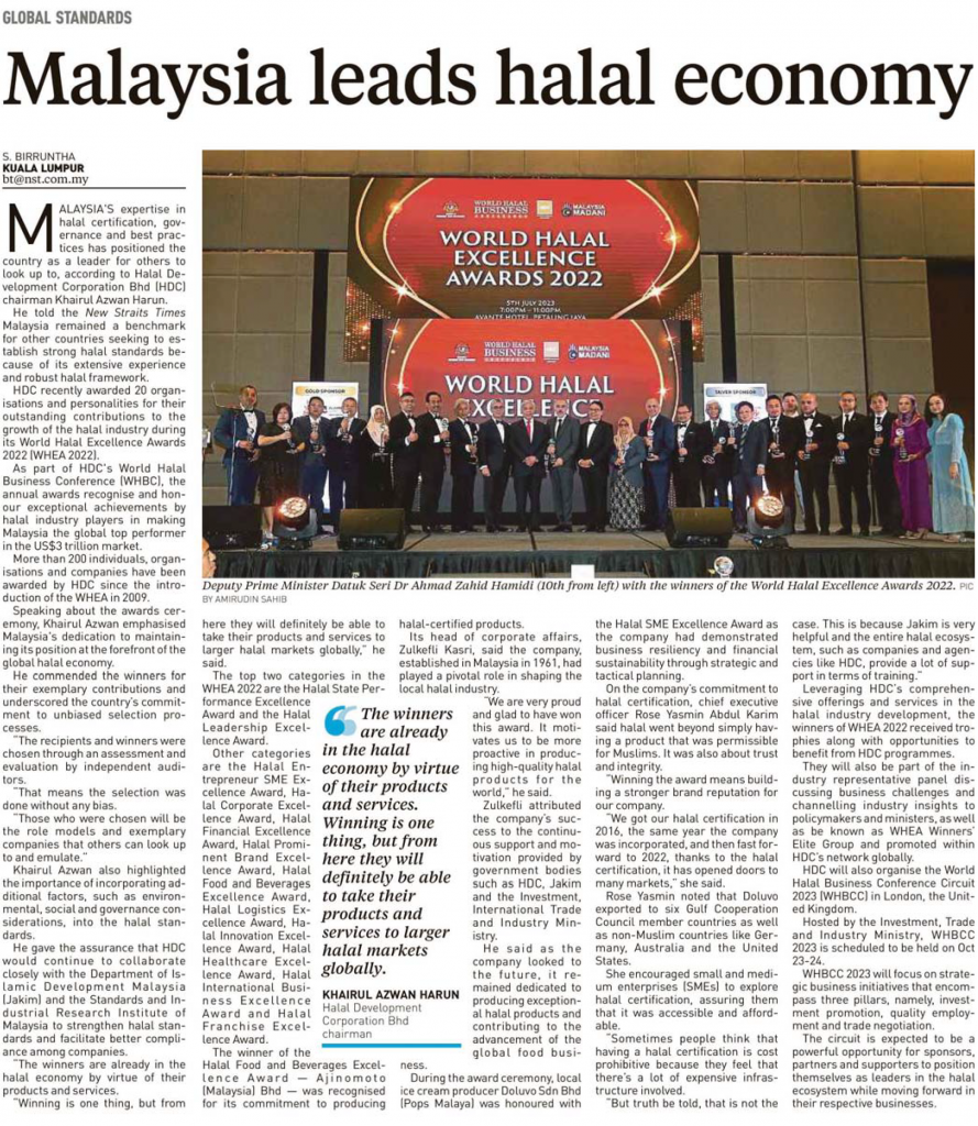 Malaysia leads halal economy – Halal Development Corporation